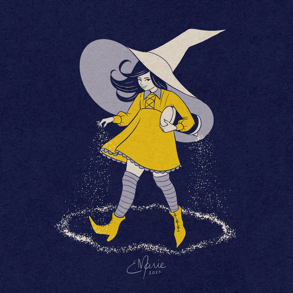 Elissa Marie Creative | Whimsical Illustrator Witch